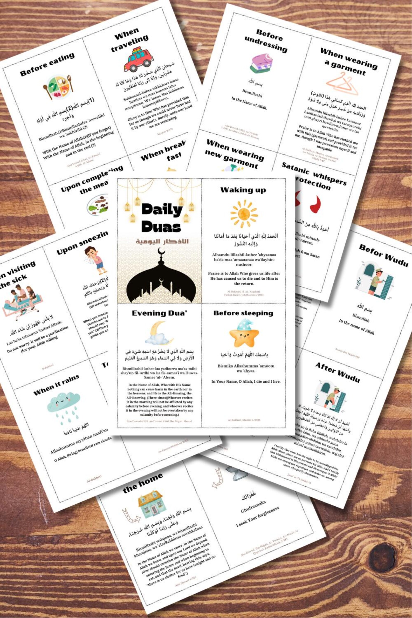 Islamic Quotes, Islamic Flash Card,islamic Daily Duas for Kids and ...