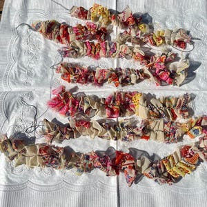 Set of Colorful Ruffles for Junk Journals, Journals, Ephemera, Colorful ...