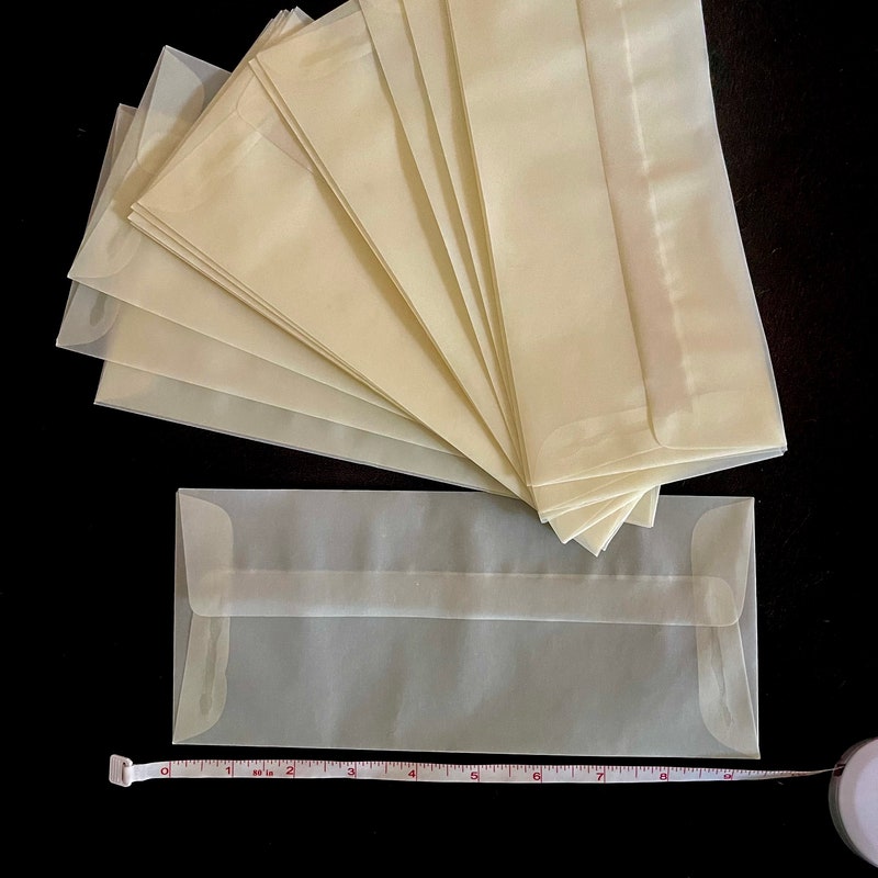 Vanilla Envelopes - Etsy