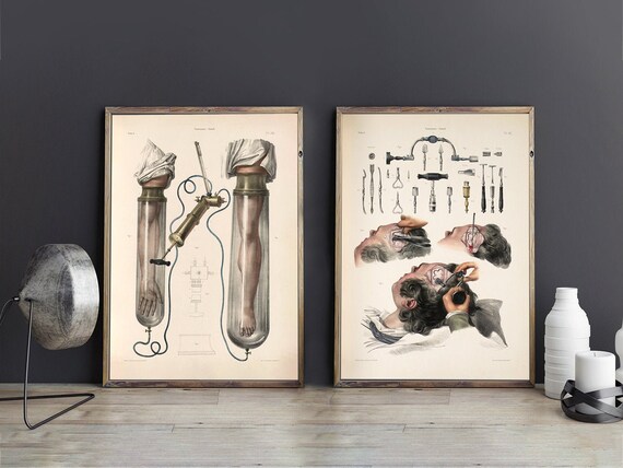Surgical Poster Doctor Office Decor Surgeon Gift Vintage - Etsy