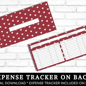 Printable Cash Envelopes With Tracker, Cash Envelope System, Cute Pink ...