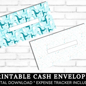 Cash Envelopes Printable, Summer Cash Envelope System, Blue Sea ...