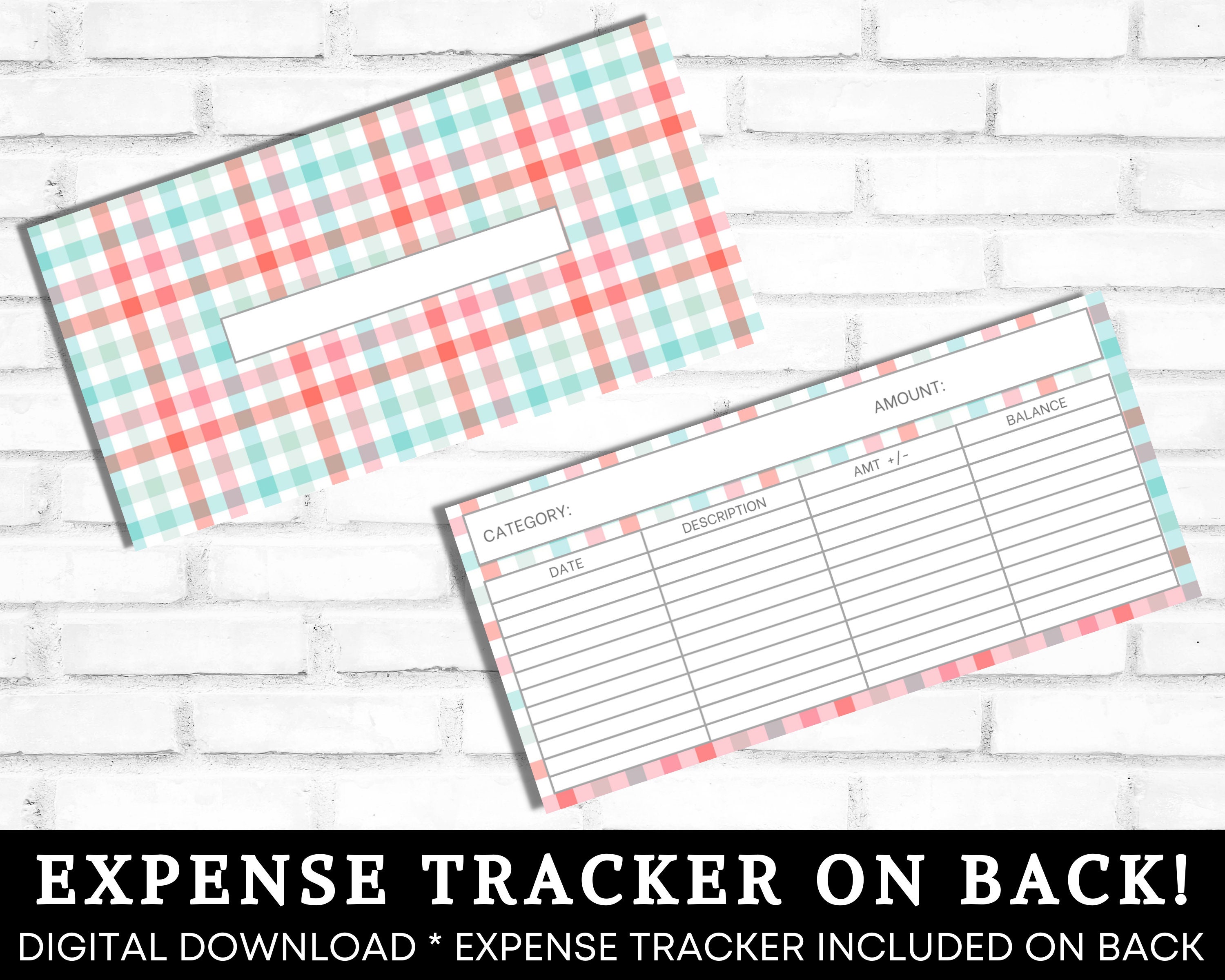Printable Cash Envelopes Cash Stuffing Cute Stars and Plaid - Etsy