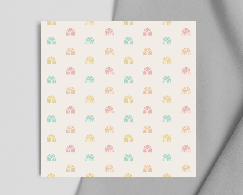 10 Rainbow Boho Seamless Digital Papers Digital Paper Spring - Etsy