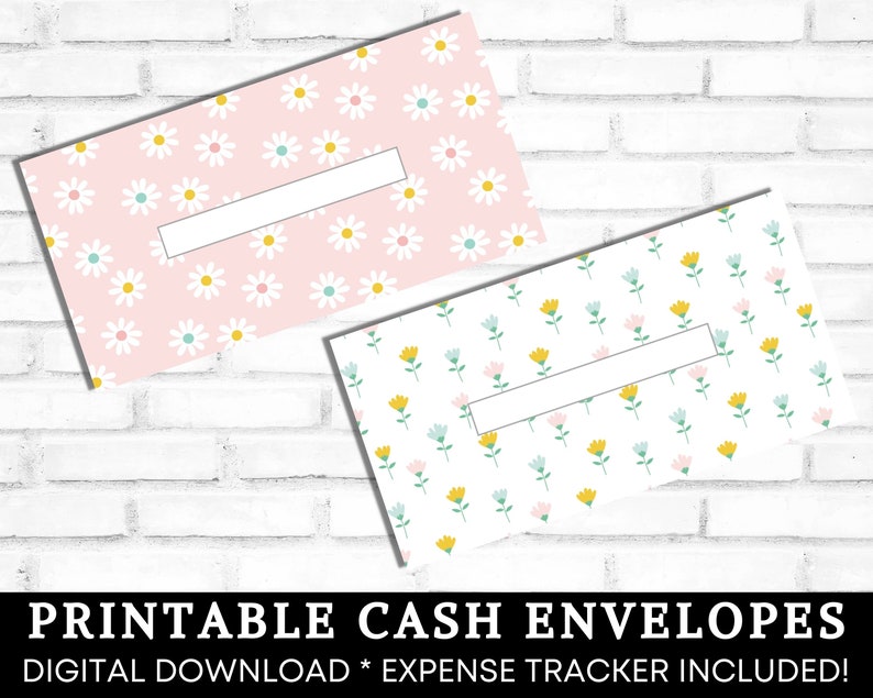 Cash Envelopes Printable, Cash Stuffing Envelopes, Pastel Easter Bunny ...