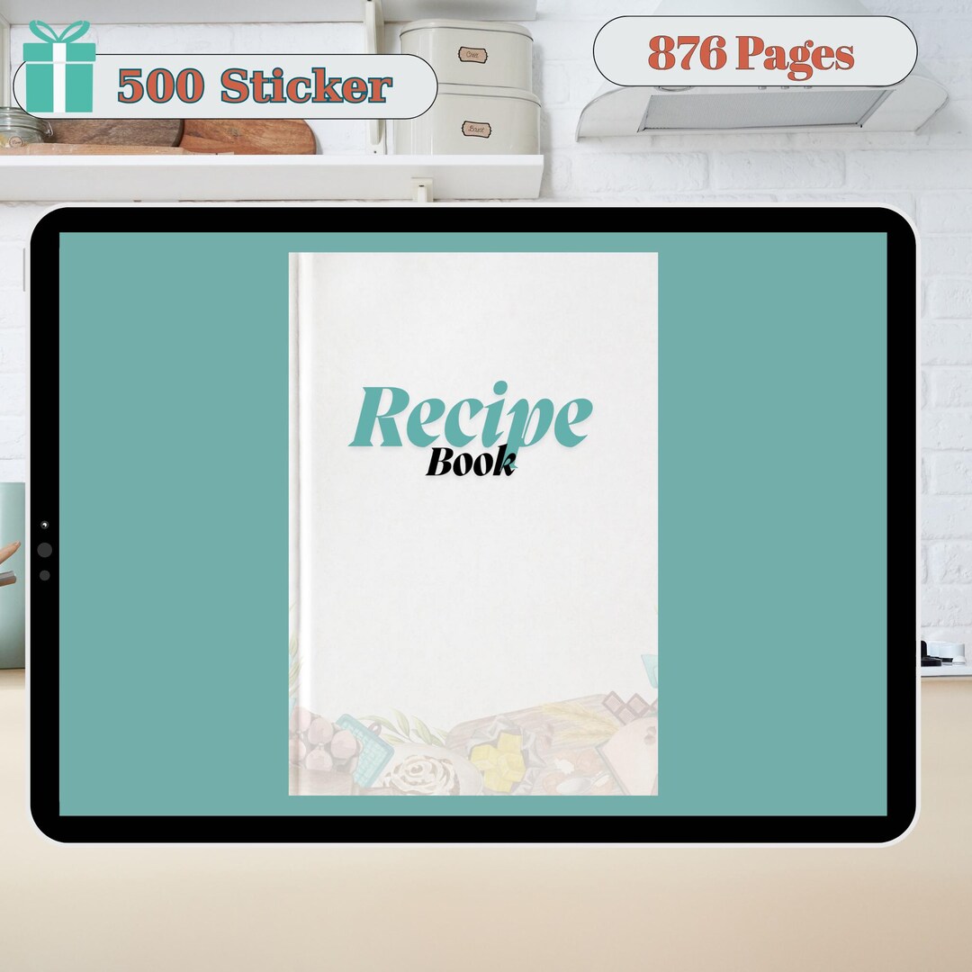 Editable Family Recipe Binder | 16-section Cooking Journal | 866 Pages ...