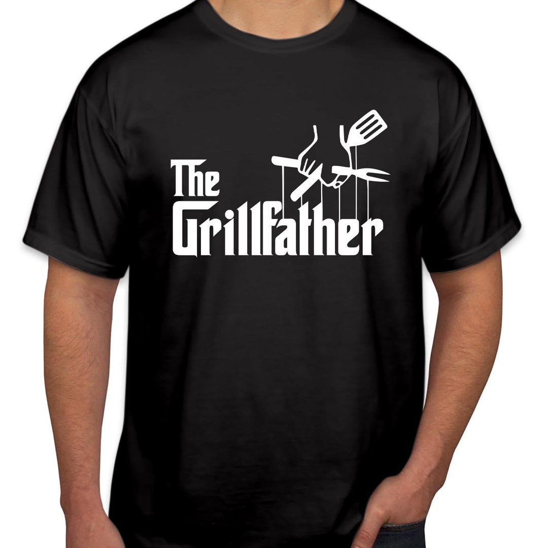 TSHIRT 1146 the Grillfather Cool BBQ Grill Chef Fathers Day T-shirt ...