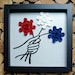 Patriotic Gift / American Flag Artwork / 3D Flower Art / Memorial Day ...