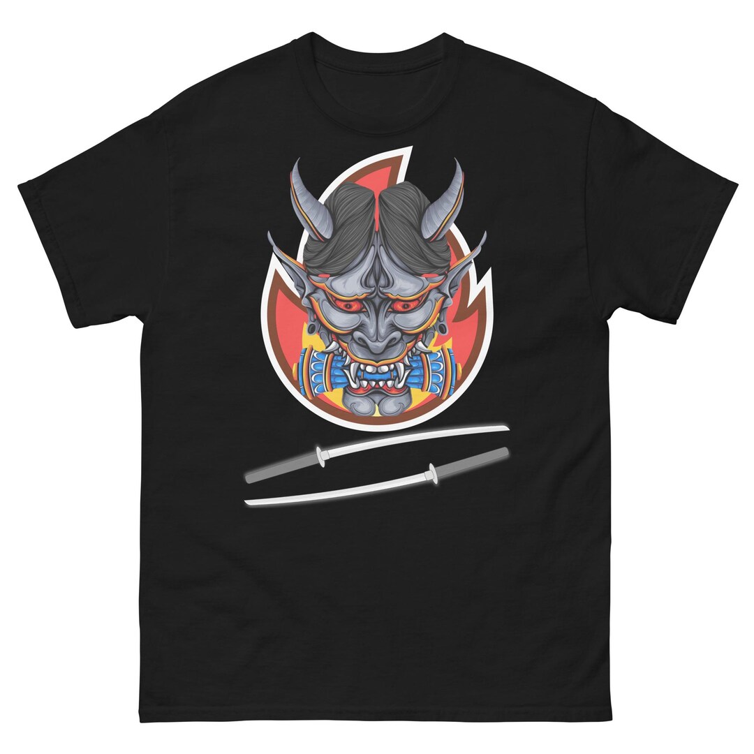 Oni Mask & Swords - Etsy