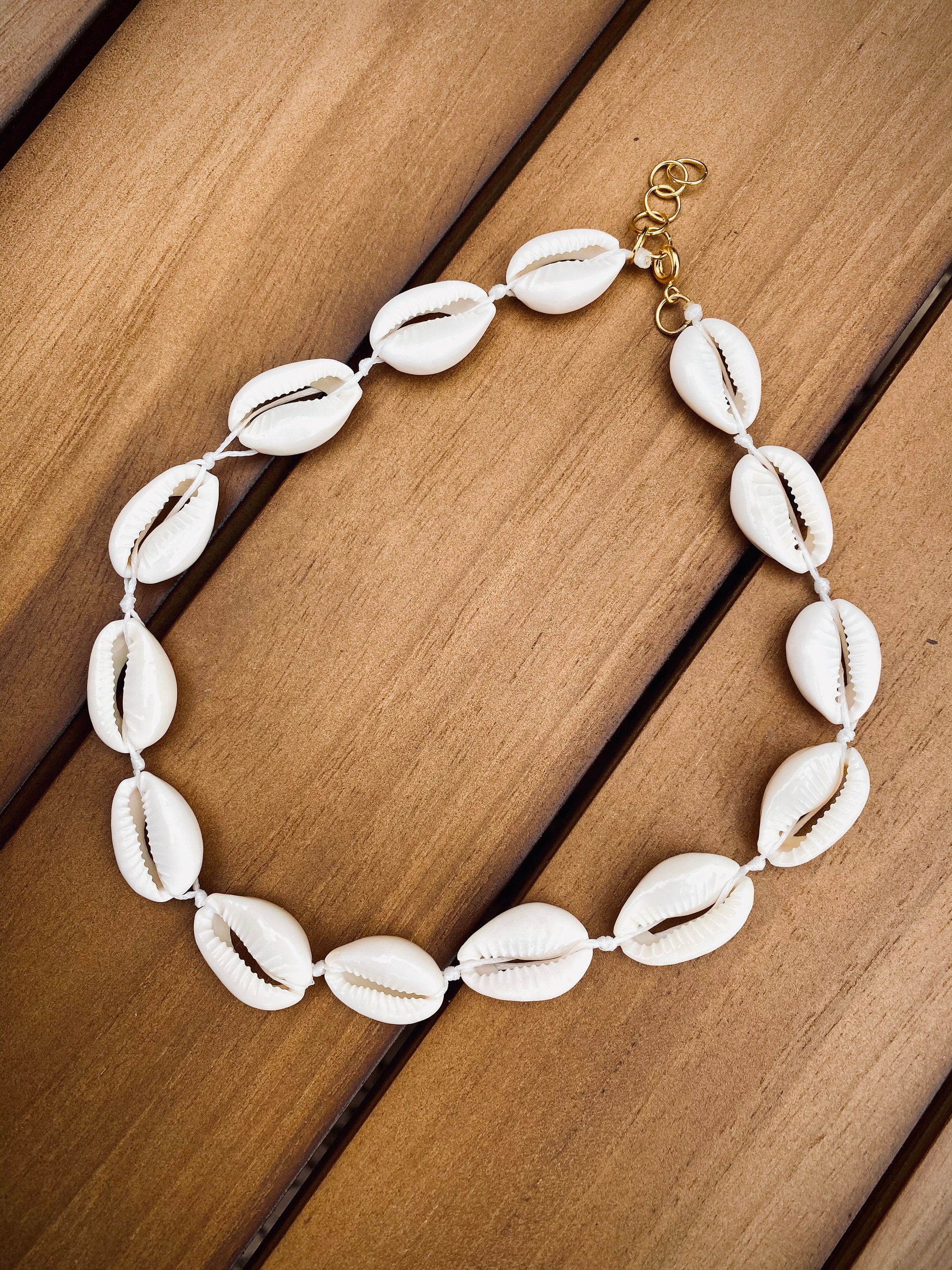 Shell Necklace Shell Choker Seashell Necklace Cowrie Shell Necklace ...