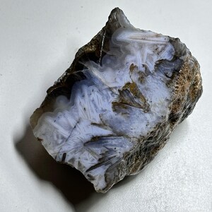 White Retail Agate Slab - Natural Rough Agate for Jewelry, Decor, and Collections - Etsy