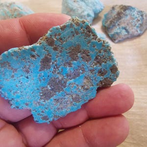 Blue Natural Pyrite Turquoise Rough Slabs Wholesale Raw Turquoise for ...