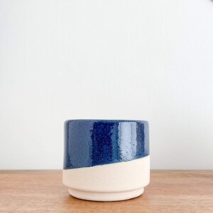Azura Ceramic Indoor Planters, Deep Blue Color Planter Pot ...