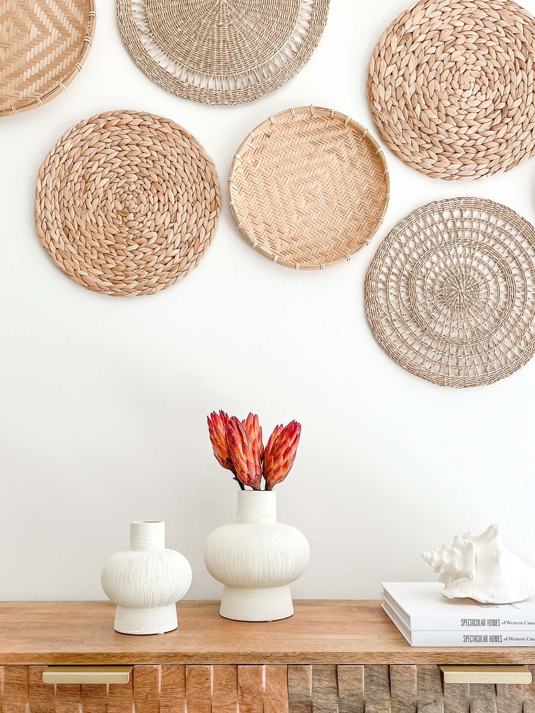 Orb Hand-scribed Ceramic Vases, Vases for Flowers, Home Decor Table ...