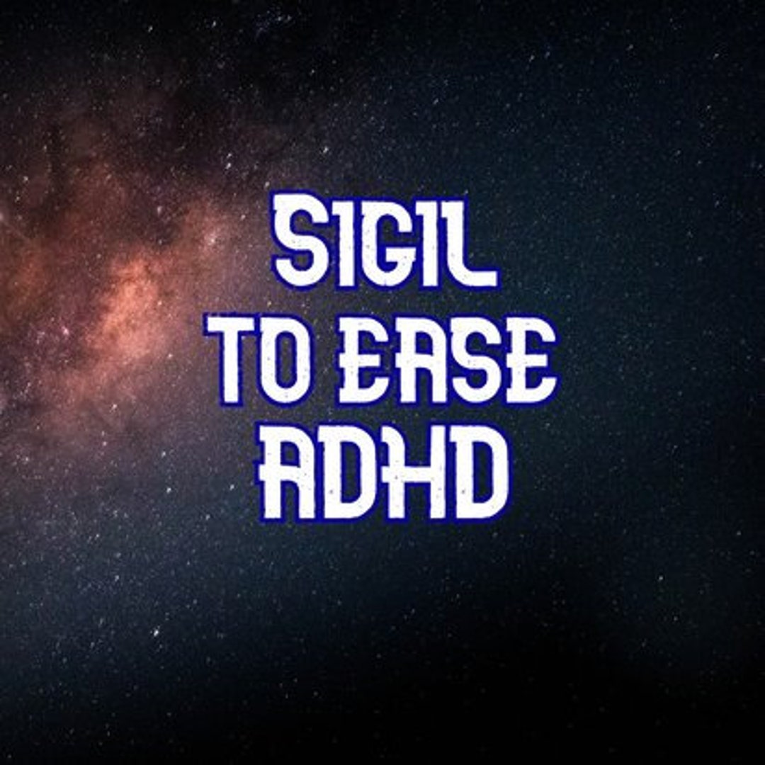 Calm Your ADHD Mental Health Sigils - Etsy