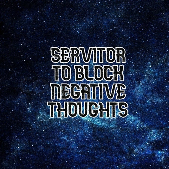 Block Negative Thoughts Servitor DIY Servitor Magick - Etsy