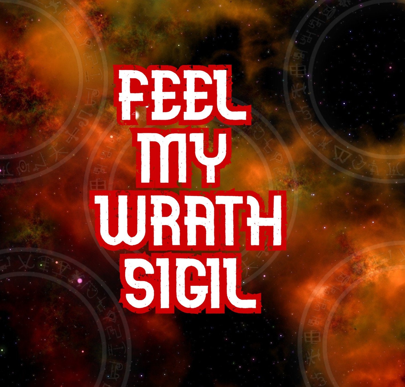 Feel My Wrath Sigil DIY Sigil Magick - Etsy