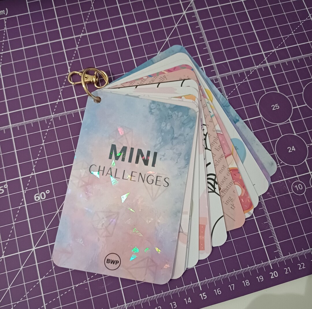 MINI CHALLENGES BOOKLET Black Velvet Drawstring Bag - Etsy UK