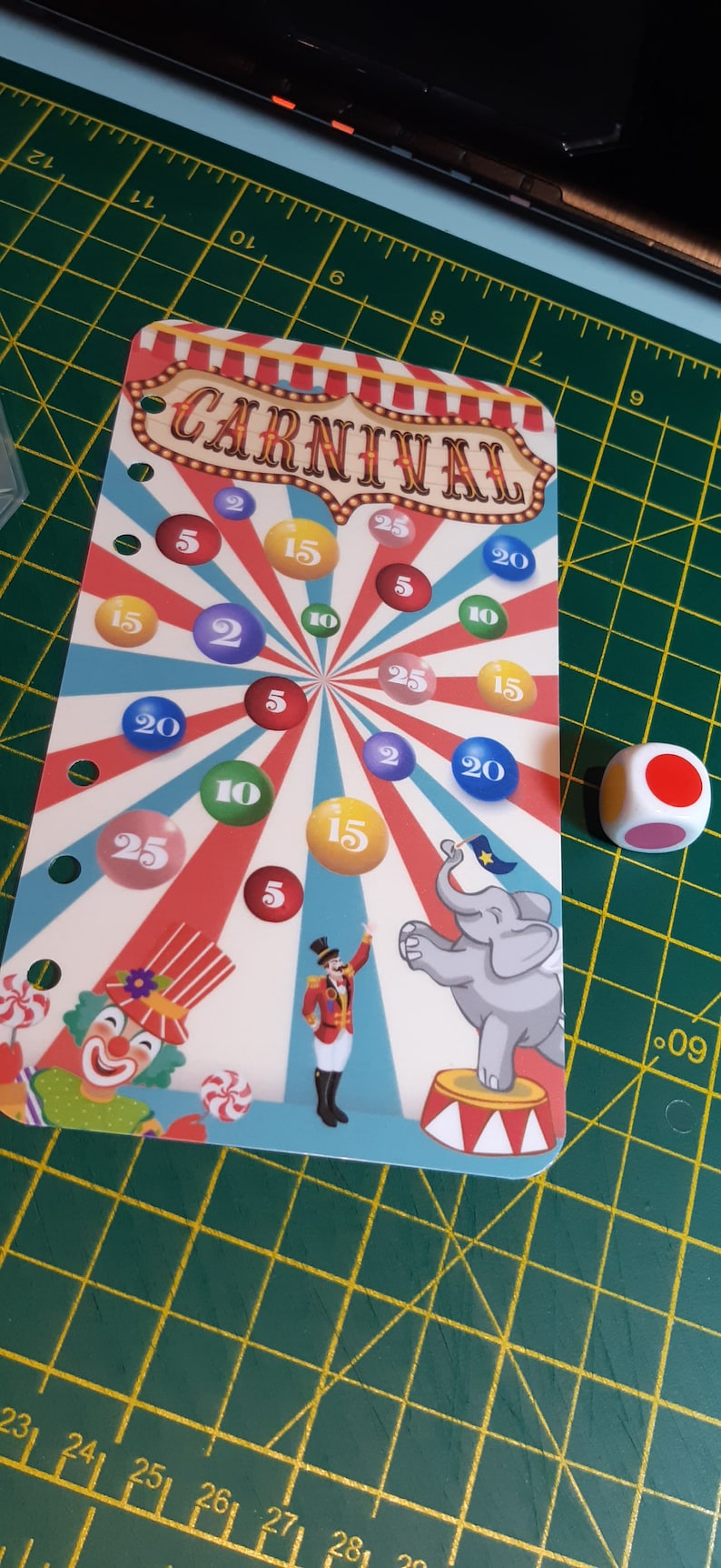 Carnival DICE Savings Challenge -A6 Wallet Insert - Budget With Ped - Etsy