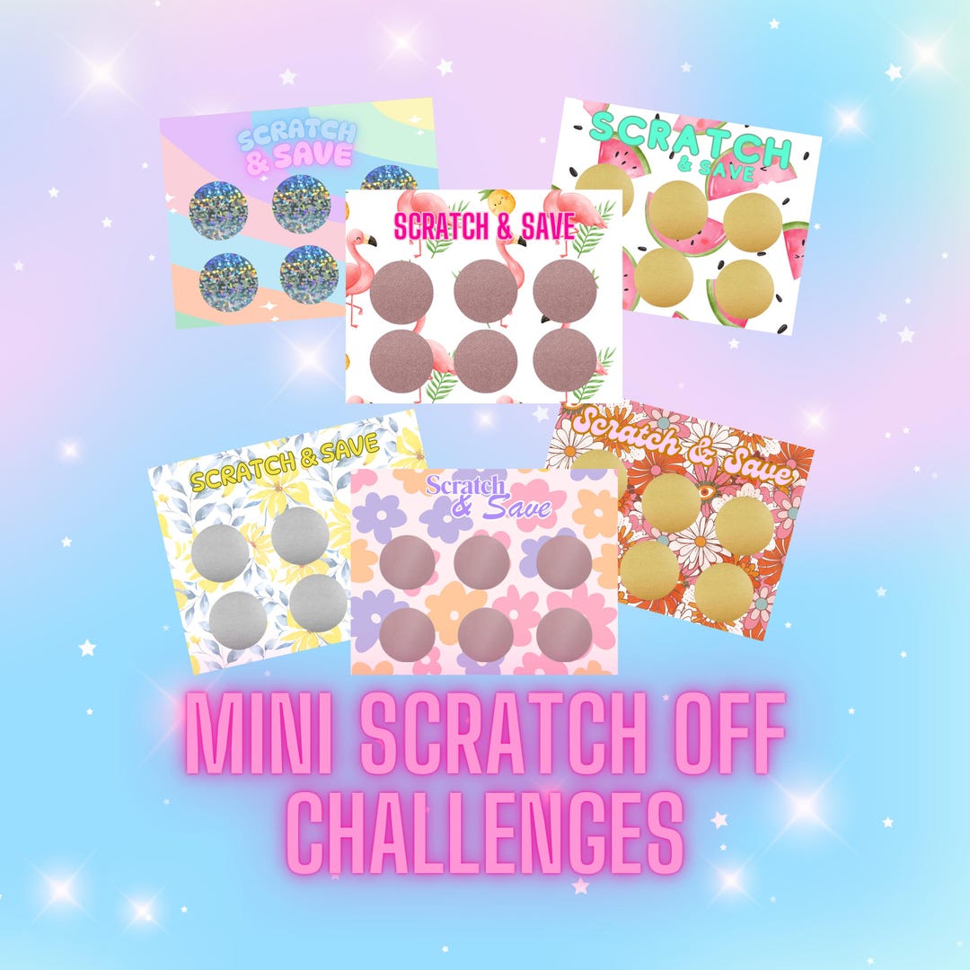 Mini Scratch off Challenges - Etsy