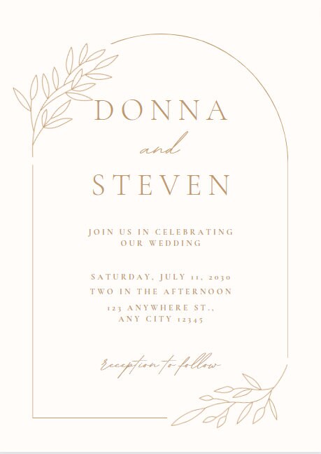Minimal Wedding Invites Minimalist Wedding Invite Suite, Modern Invite ...