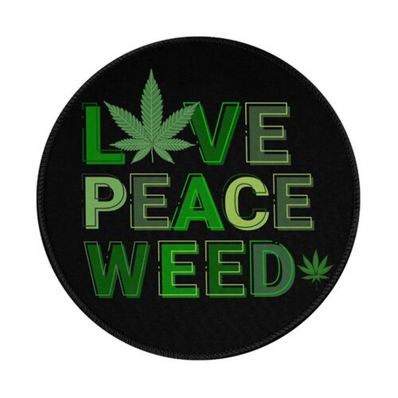 Marijuana Gaming Mouse Pad Cannabis Desk Mat Mousepad - Etsy