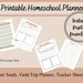 Printable Homeschool Planner Bundle- School Organizer- Undated Lesson ...