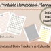 Printable Homeschool Planner Bundle- School Organizer- Undated Lesson ...