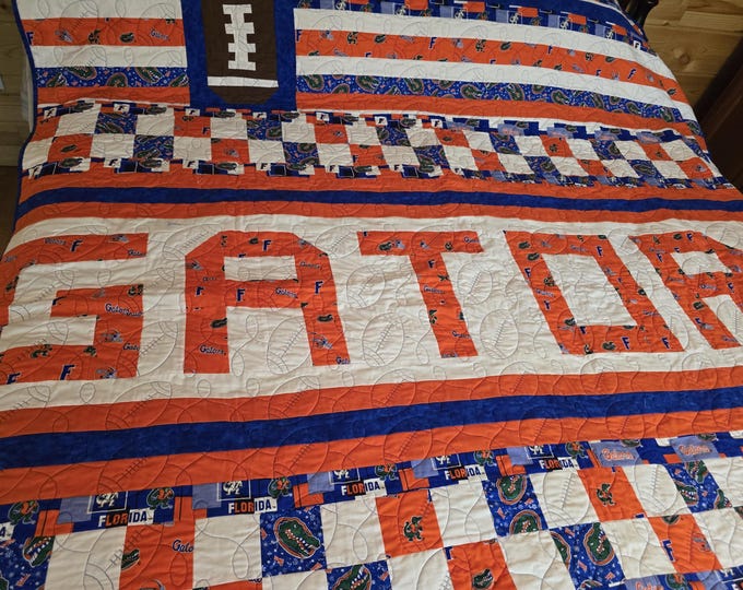 Florida Gators Quilt - Etsy