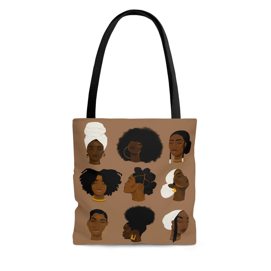 Squad Goals (sand) AOP Tote Bag - Brown Skin Girl, Black Art, Black ...