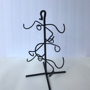 Beautiful Industrial Style Cast Iron Mug /cup Holder. 20 Heavy, Sturdy ...