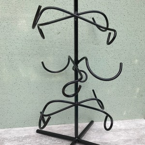 Beautiful Industrial Style Cast Iron Mug /cup Holder. 20 Heavy, Sturdy ...