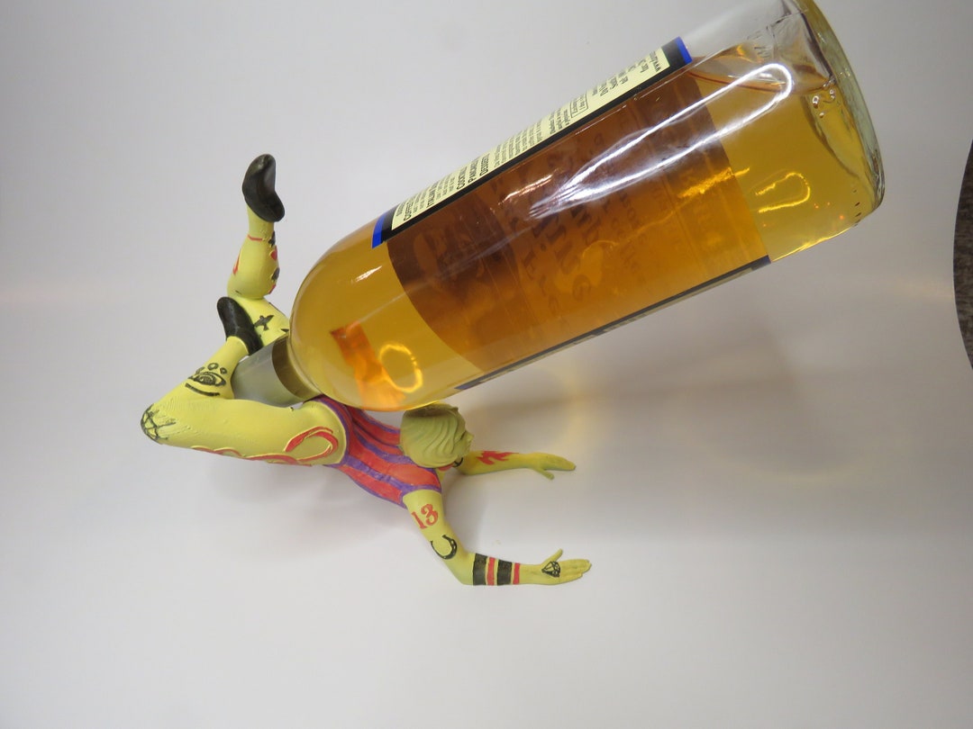 3D Printed Contortionist Wine Bottle Holder: Unique Home Decor - Etsy
