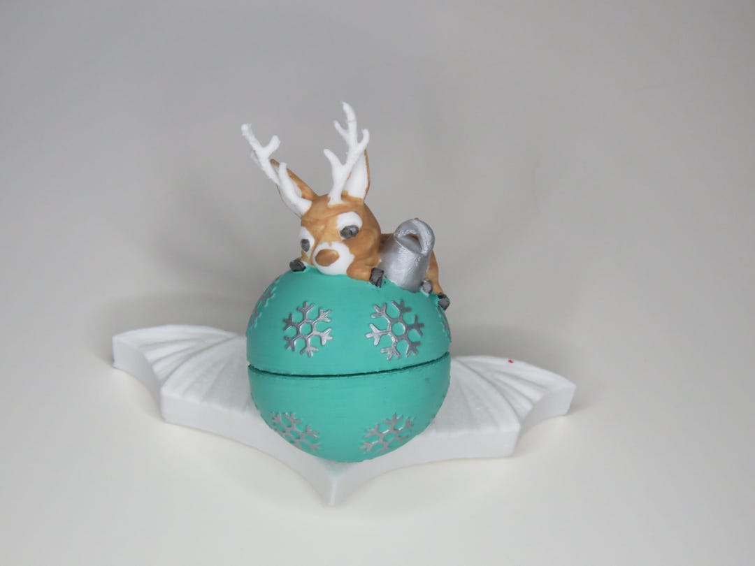 Christmas Ornament, Reindeer on Ornament, STL Flix, 3D Print - Etsy