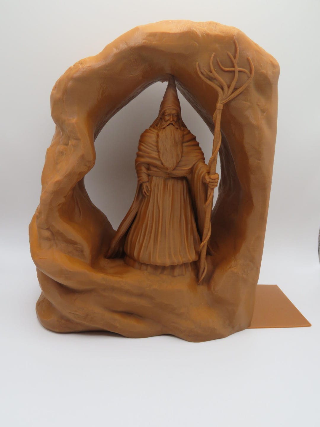 3D Printed Wizard Bookend: Fantasy Bookshelf Decor - Etsy