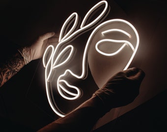 Face Neon Sign - Etsy