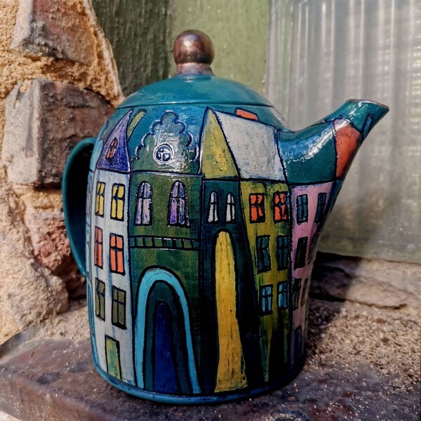 Handmade Teapot - Etsy