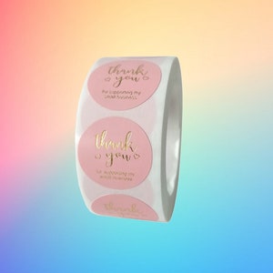 Cute Thank You Stickers Pack, Laptop Stickers, Vinyl Stickers Pack - Etsy