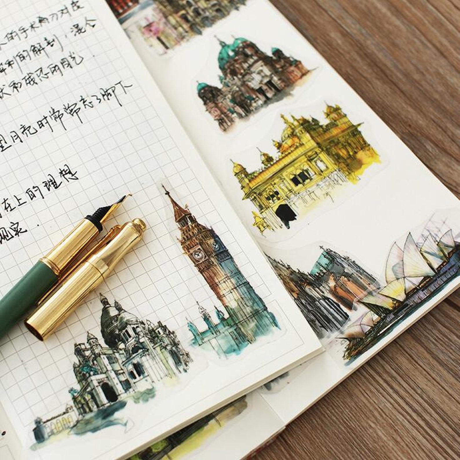 Travel Around the World Stickers Laptop Stickers Vinyl | Etsy