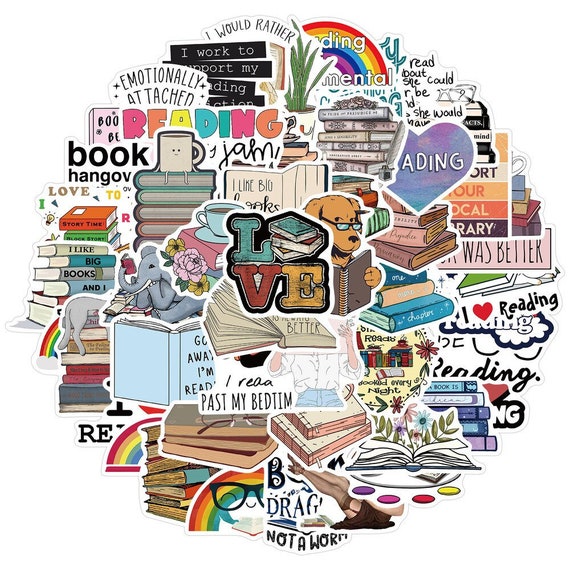 Cartoon I Love Reading Stickers Decals & Skins Electronics ...