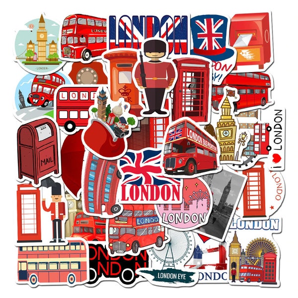 London Stickers - Etsy