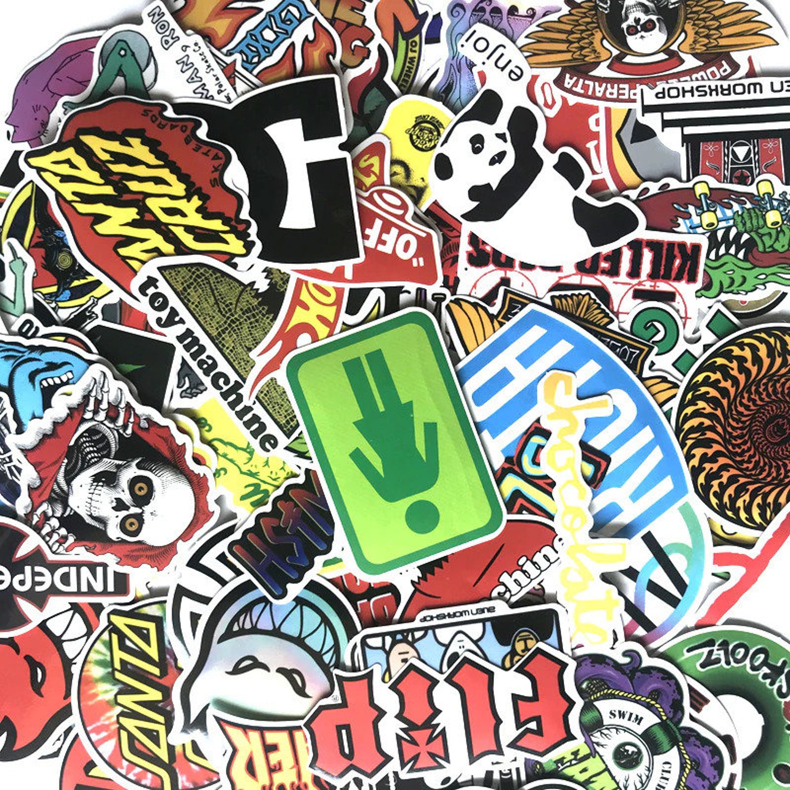 Cool Skateboard Stickers Laptop Stickers Vinyl Stickers Pack - Etsy