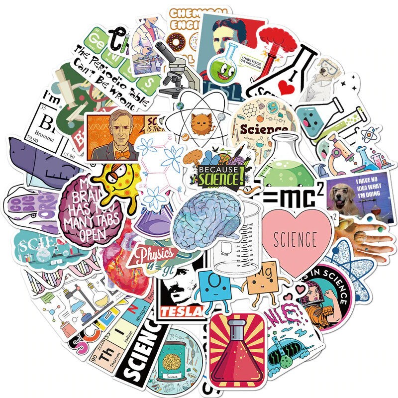 Science Stickers | Etsy