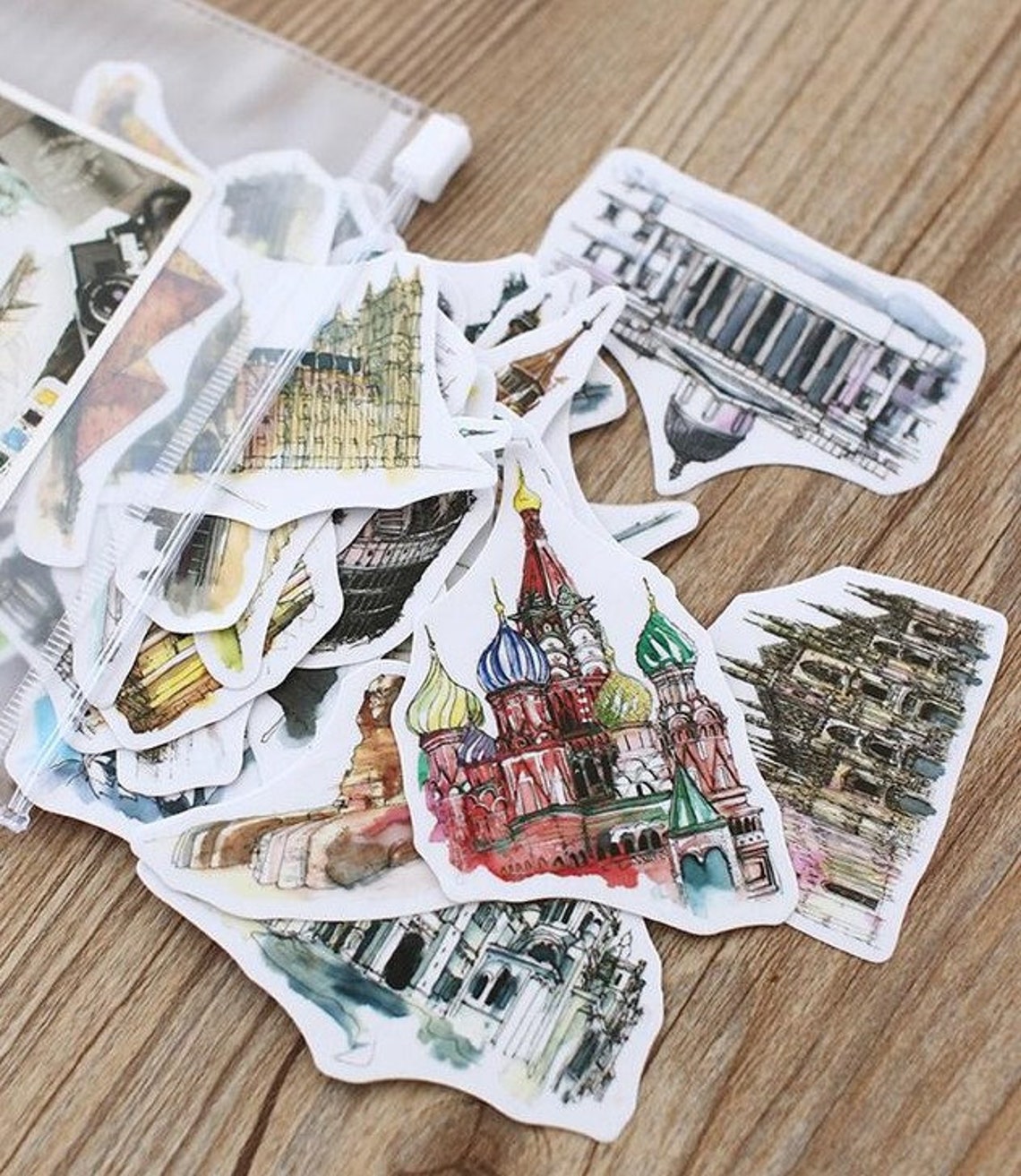 Travel Around the World Stickers Laptop Stickers Vinyl | Etsy