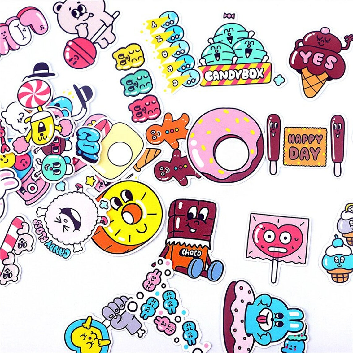 Cute Candy Stickers | Etsy
