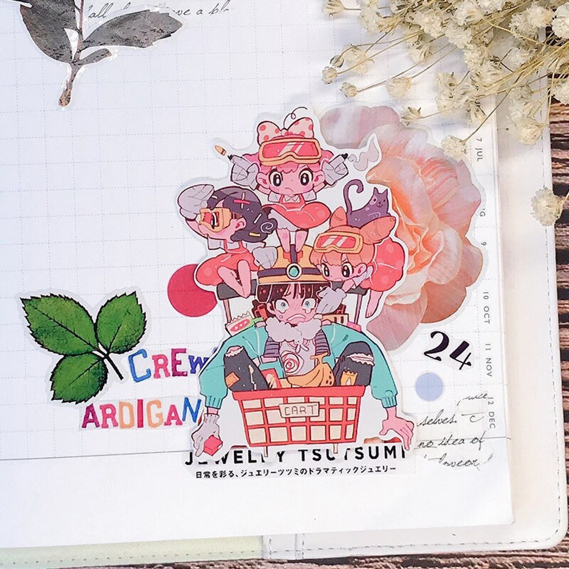 Japanese Anime Girl Stickers Anime Stickers Japanese - Etsy