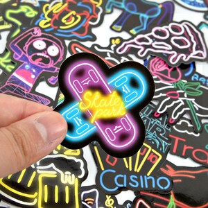 Neon Styles Stickers, Planner Stickers, Vinyl Stickers, Laptop Stickers ...