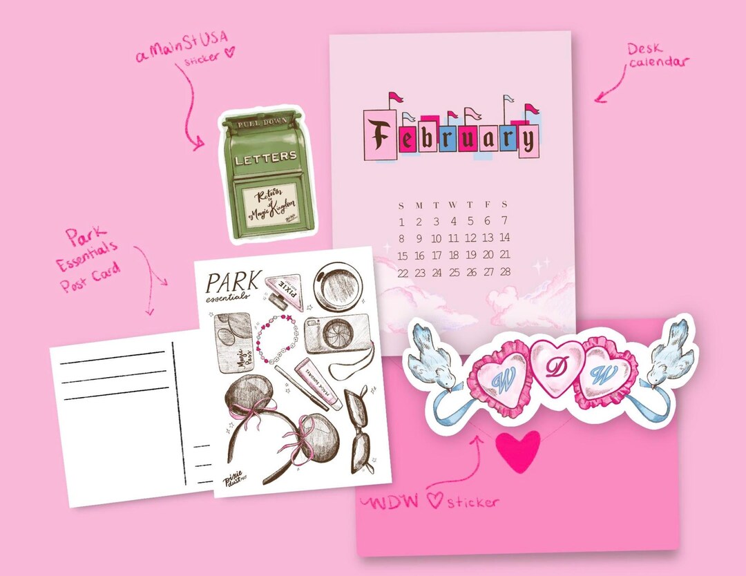 Disney Inspired Snail Mail Subscription | Monthly Magical Happy Mail ...