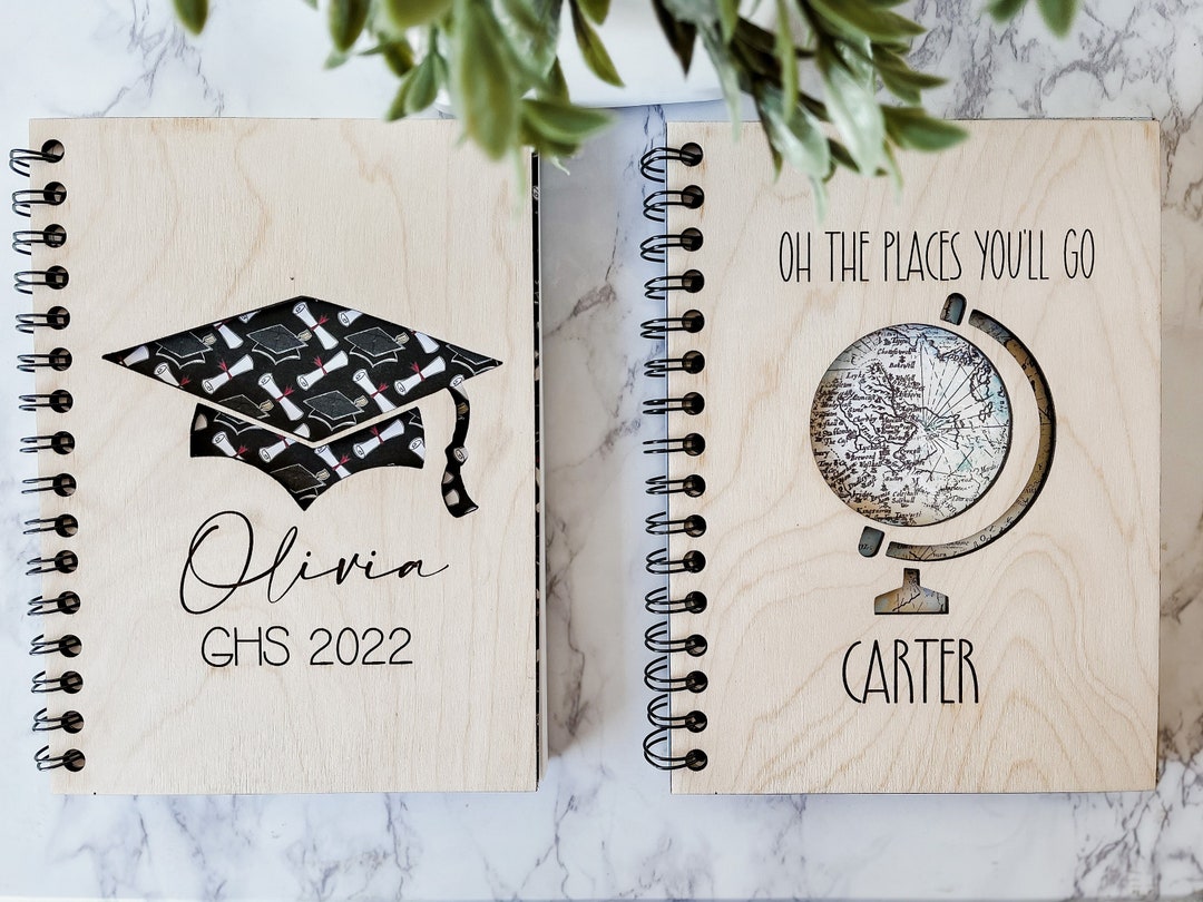Wood Cover Graduation Graduate Journal Guest and Sketch Book - Etsy