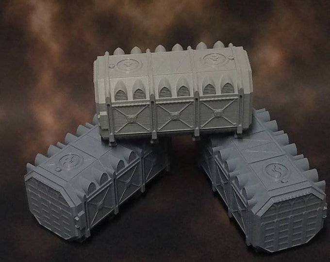 3d Printed Sci-fi Crate Warhammer 40k 28mm Wargaming Terrain Licensed ...